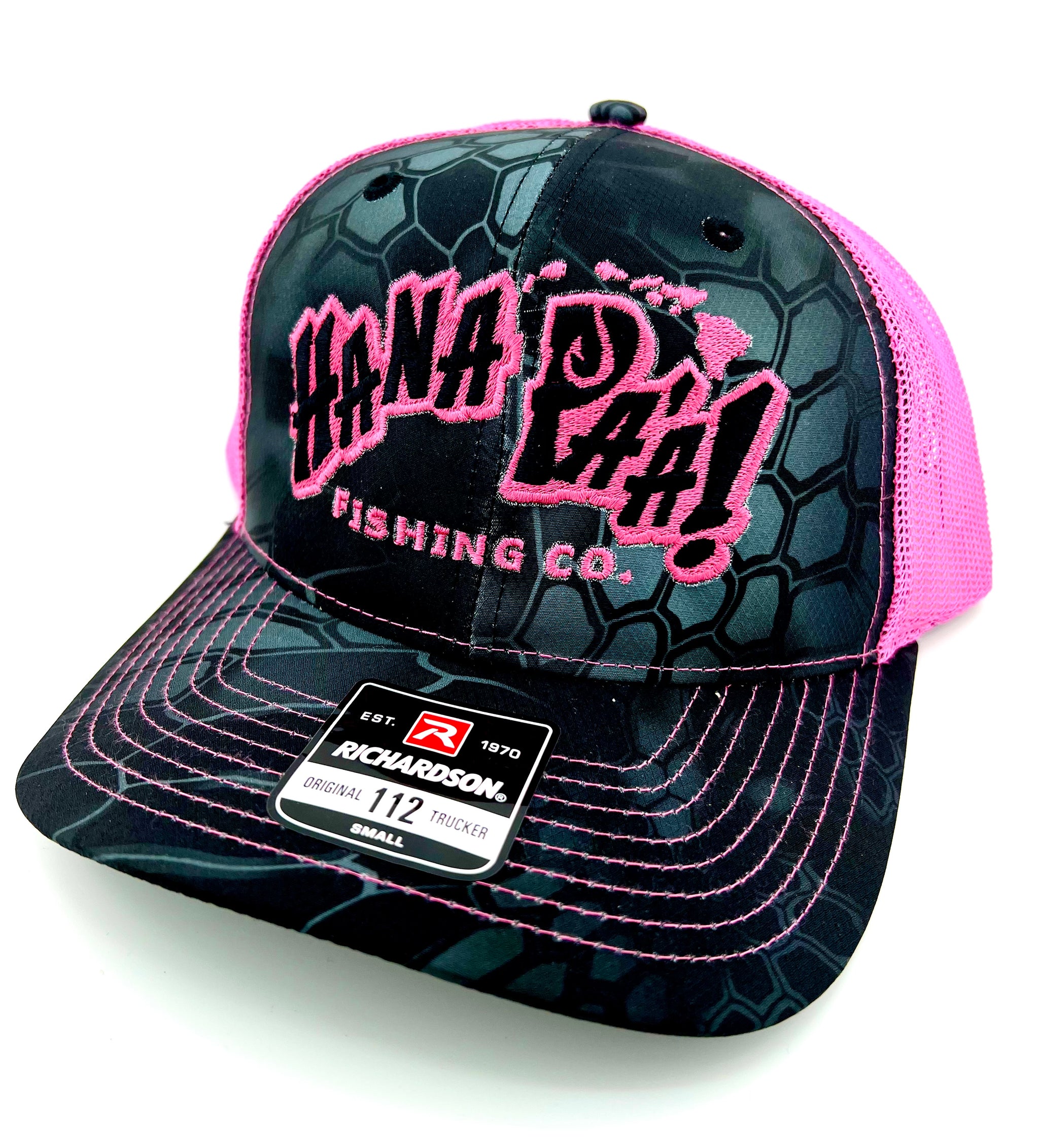 Hana Pa'a! Trucker Cap Camo/Neon Pink – Hanapaa