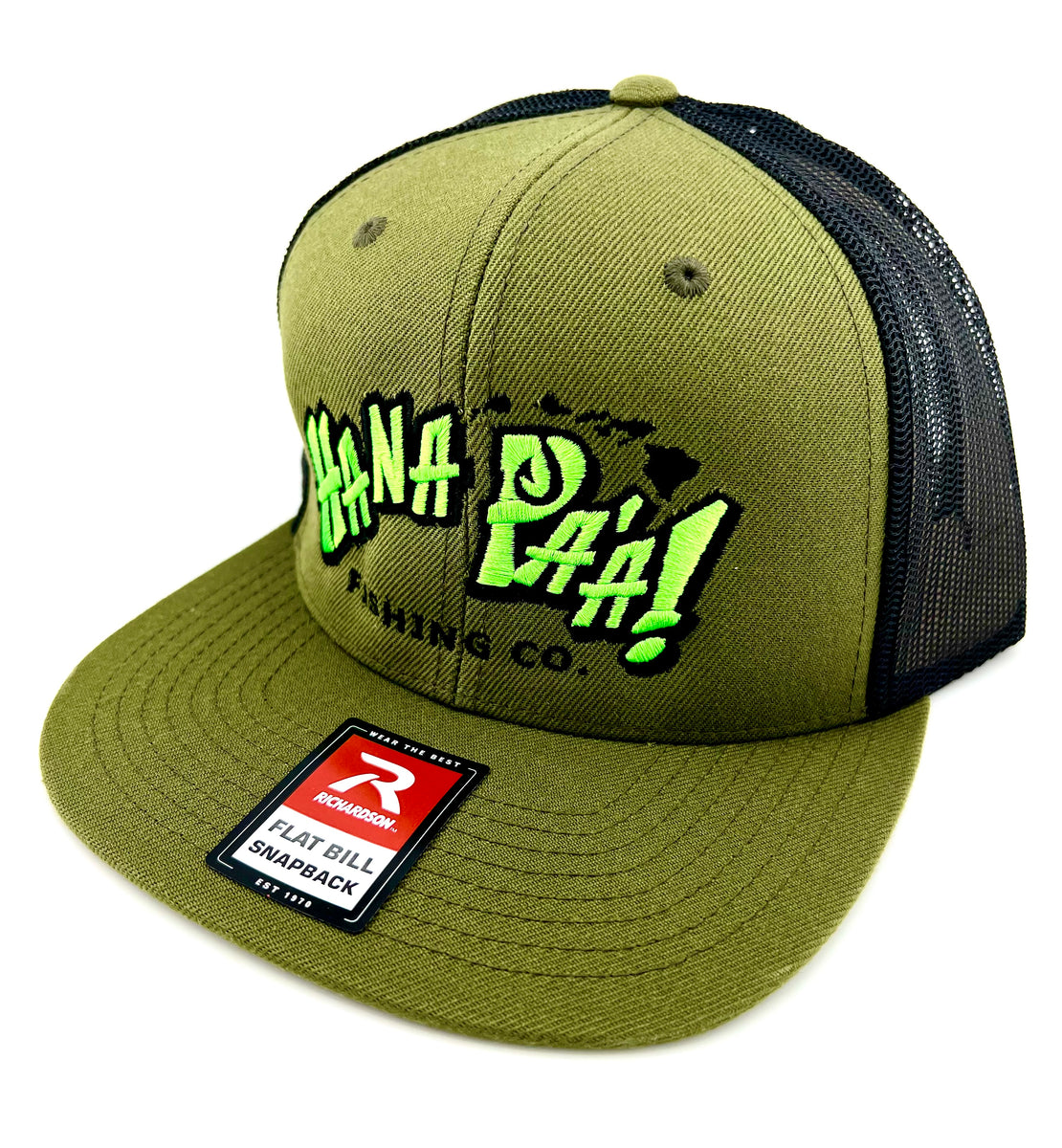 Hana Pa'a! FB Trucker Cap Army Green – Hanapaa