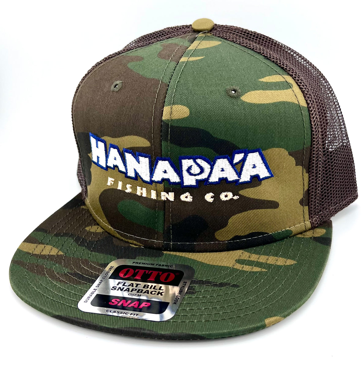 Hana Pa'a FB Trucker Cap Camo/Brown Back – Hanapaa