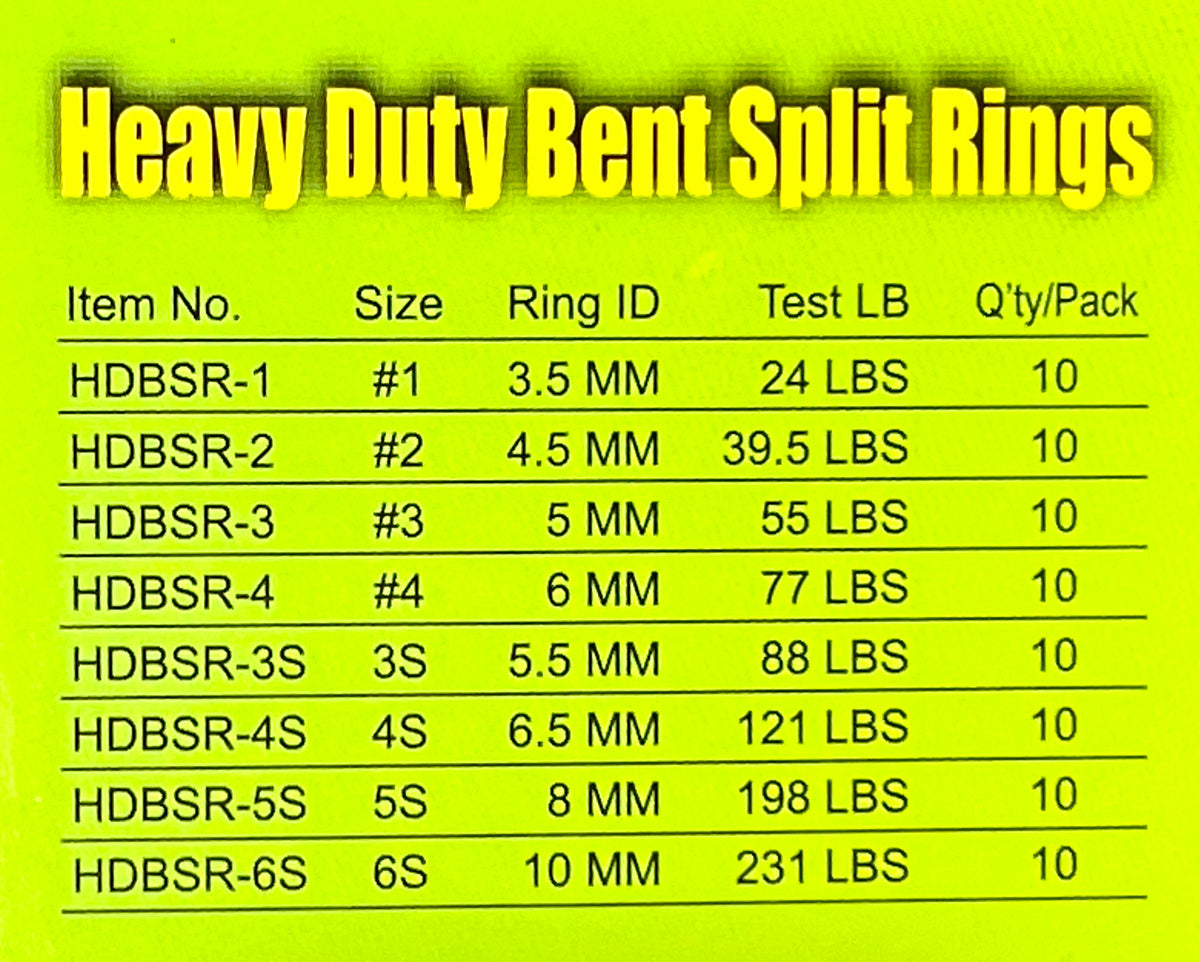 Heavy Duty Bent Split Ring – Hanapaa